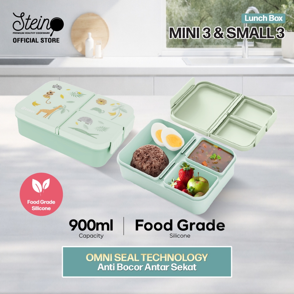 Jual STEIN Lunch Box - Snack Box Mini/Small - Kotak Makan/Kotak Cemilan ...