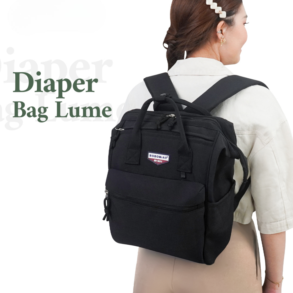 Jual Minimi Lume Diaper Bag Tas Perlengkapan Ibu Dan Bayi Multifungsi ...