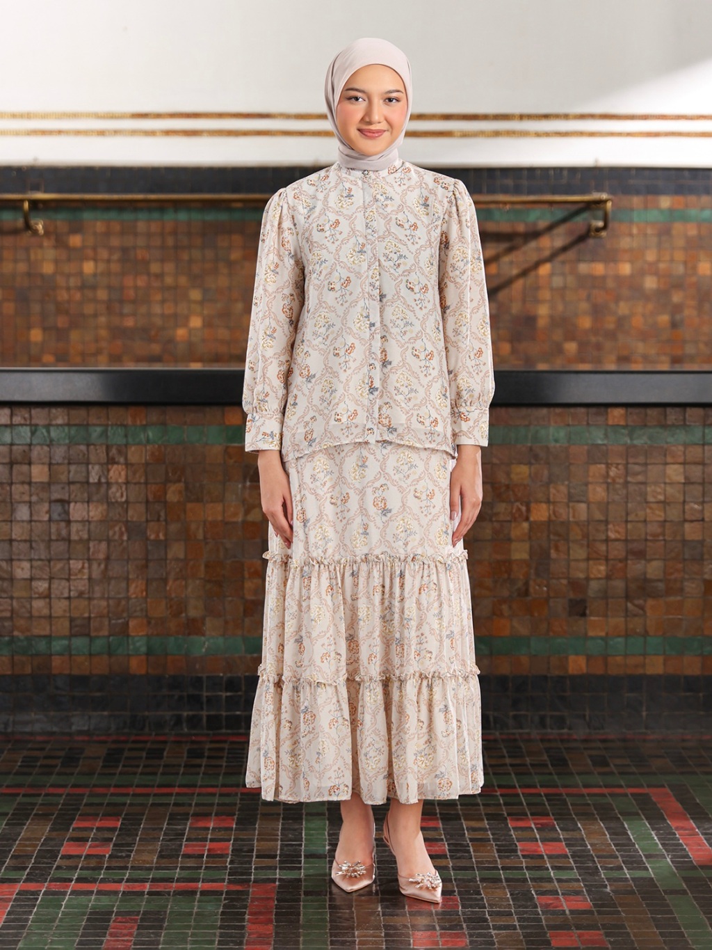 Jual Geulis.id LAIBA SET / SET WANITA / SARIMBIT LEBARAN / BAJU LEBARAN ...
