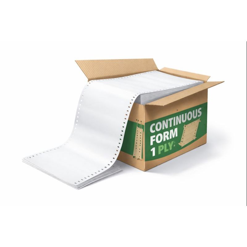 Jual Kertas continuous form / kertas invoice / kertas surat jalan 1 ply ...