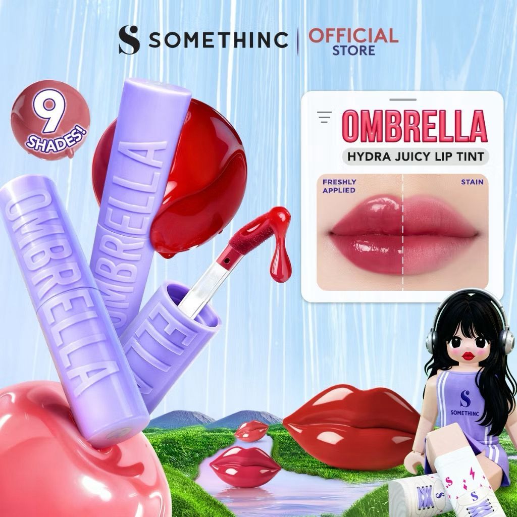 Jual Somethinc Ombrella Hydra Juicy Lip Tint | Lip Stain Warna Tahan ...