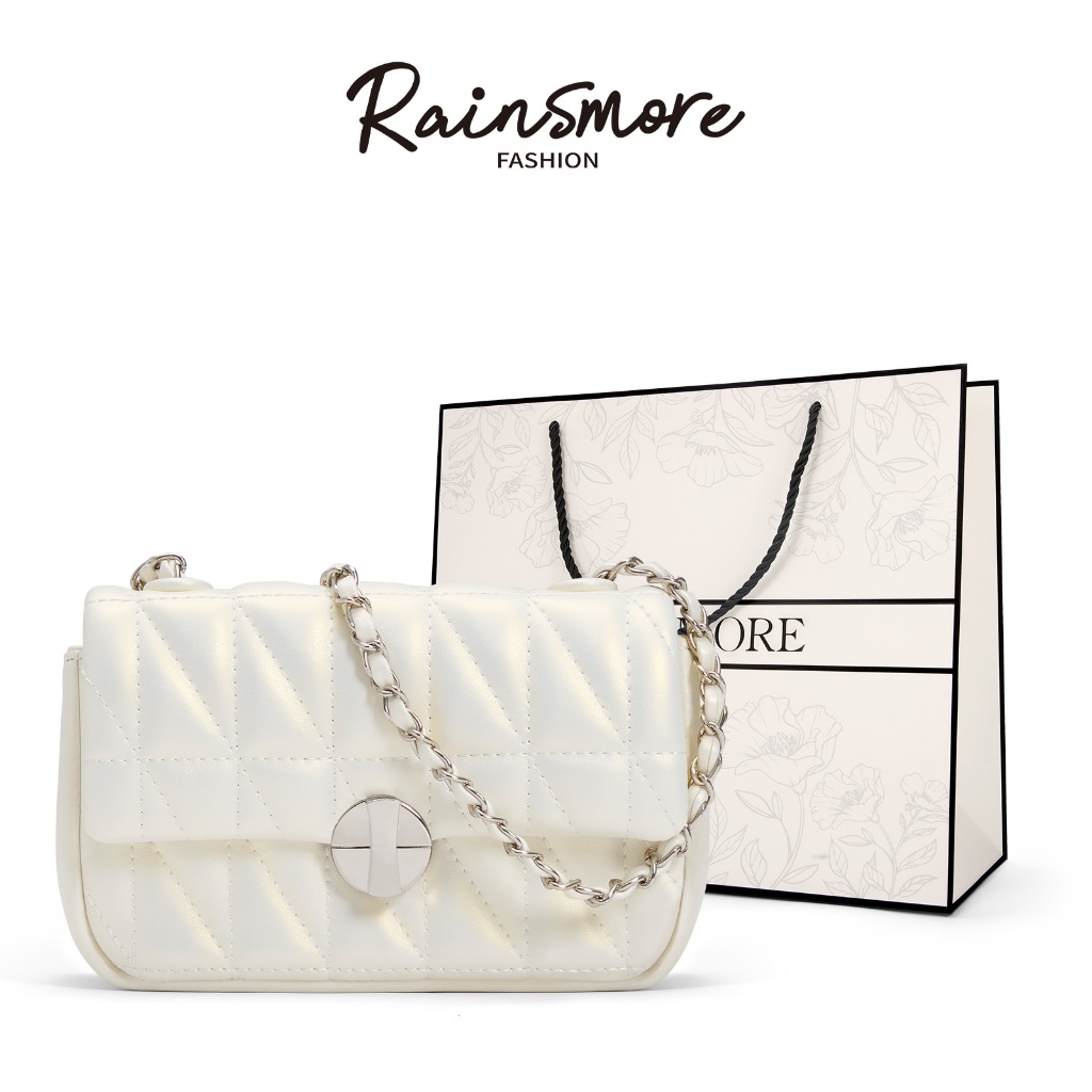 Jual Tas Selempang Wanita Elegan RAINSMORE – Tas Rantai Mewah Model ...