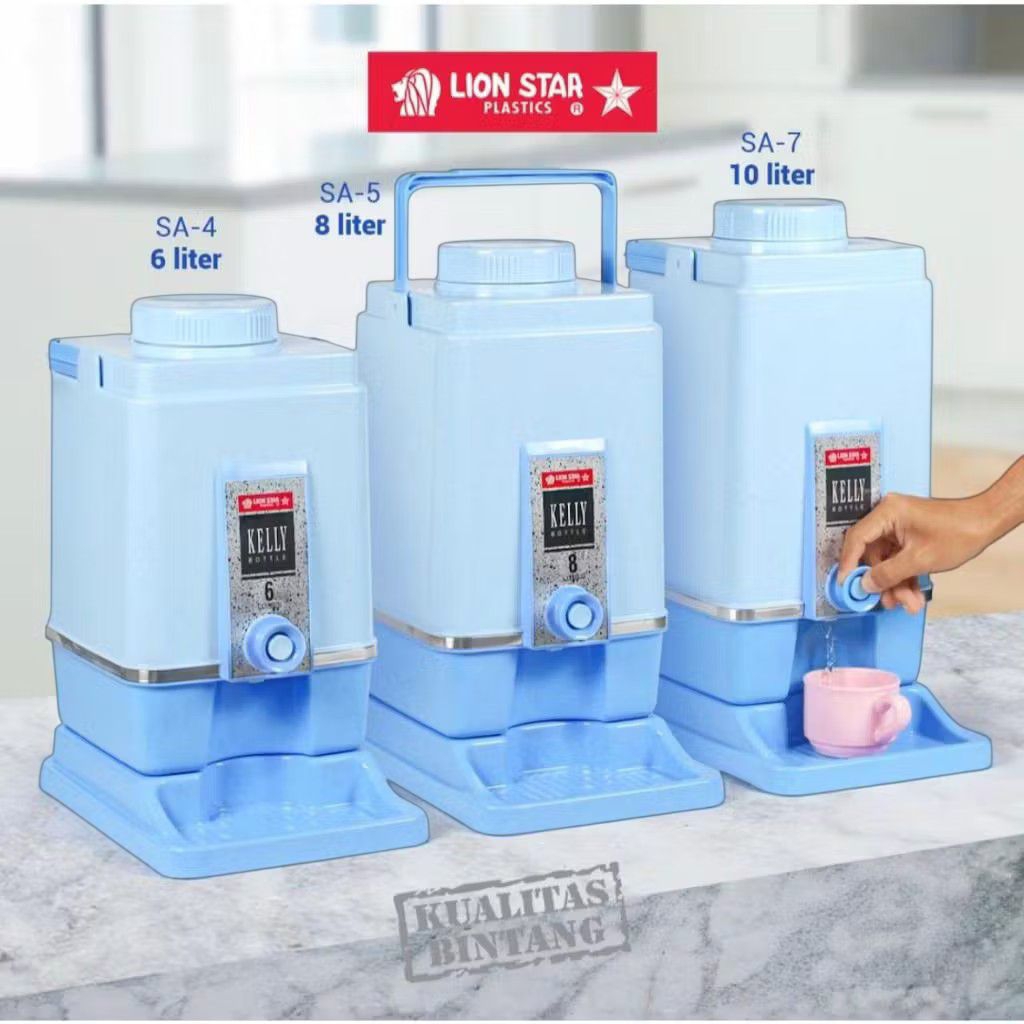 Jual Kelly Bottle 6 - 8 - 10 Liter Water Dispenser Hot & Cool Dring Jar ...