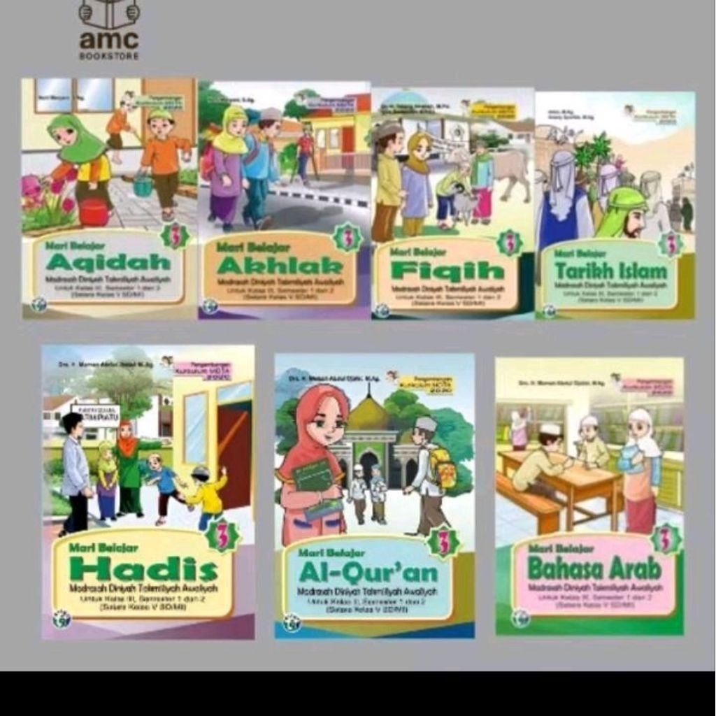 Jual Buku paket kelas 3 MDTA (Madrasah Diniyah Takmiliyah Awaliyah ...