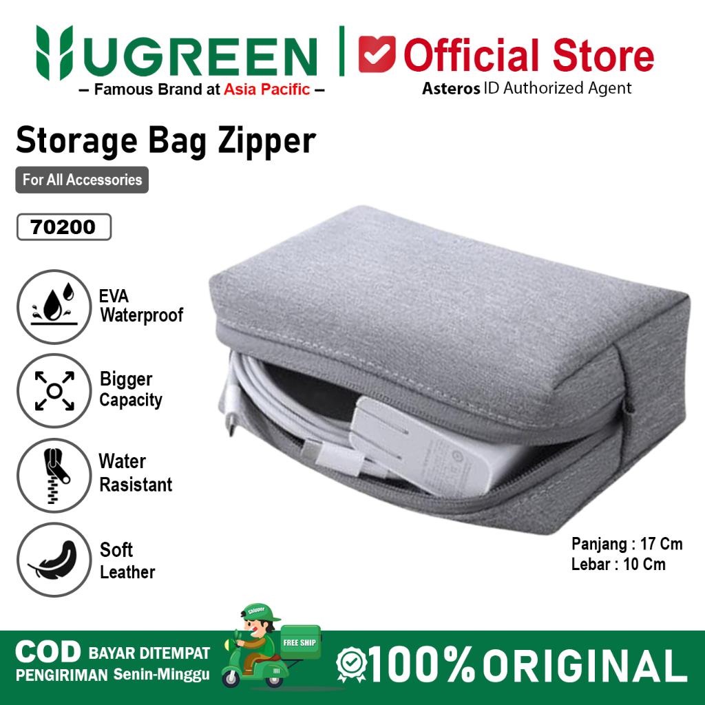 Jual UGREEN Storage Bag Large Capacity Dompet Travel Portable Bag 70200 ...
