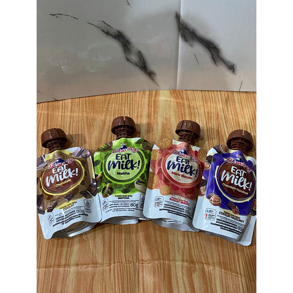 Jual CIMORY EAT MILK PUDING SUSU RASA COKLAT MATCHA SNACK CEMILAN ANAK ...
