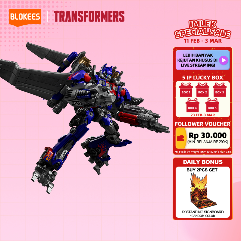 Jual [BARU] BLOKEES Transformers Wing Optimus Prime DX Classic class ...