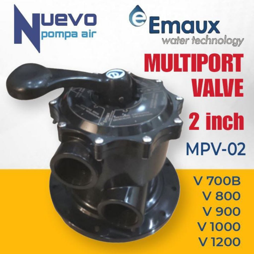 Jual Top Mount Multiport Valve 2 inch MPV02 Spare Part Kepala Filter ...