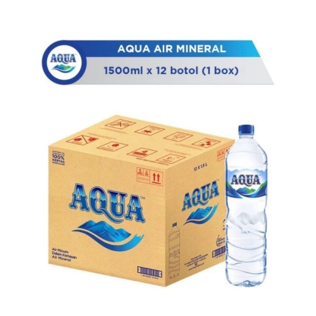 Jual Aqua 1500Ml 1 Dus Terlengkap & Harga Terbaru April 2026 | Shopee ...