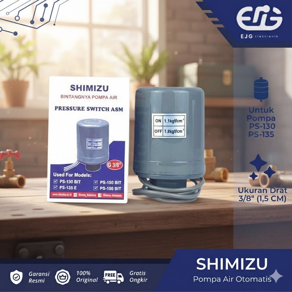 Jual Shimizu Otomatis Pressure Switch PS 130 PS 135 Pompa Air Sparepart ...