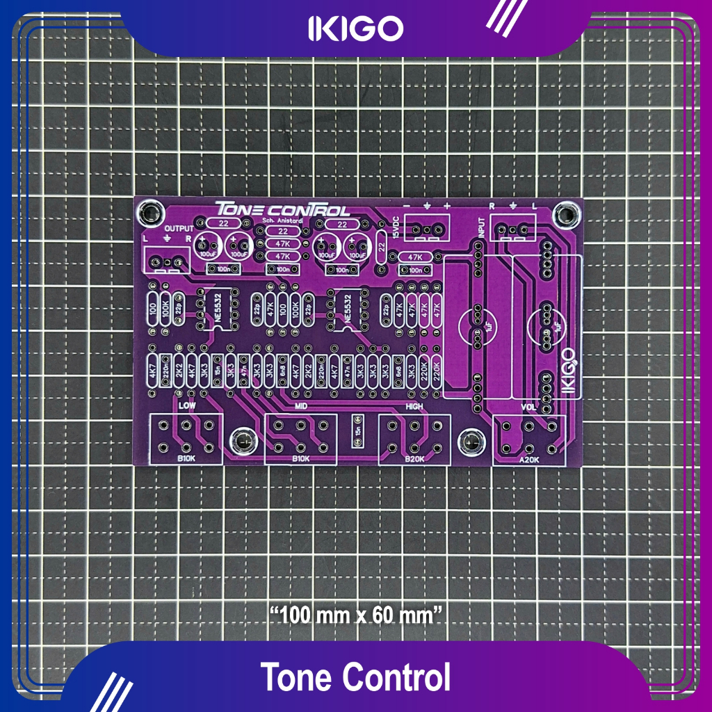 Jual PCB Tone Control Stereo 3 Nada Double Layer | Shopee Indonesia