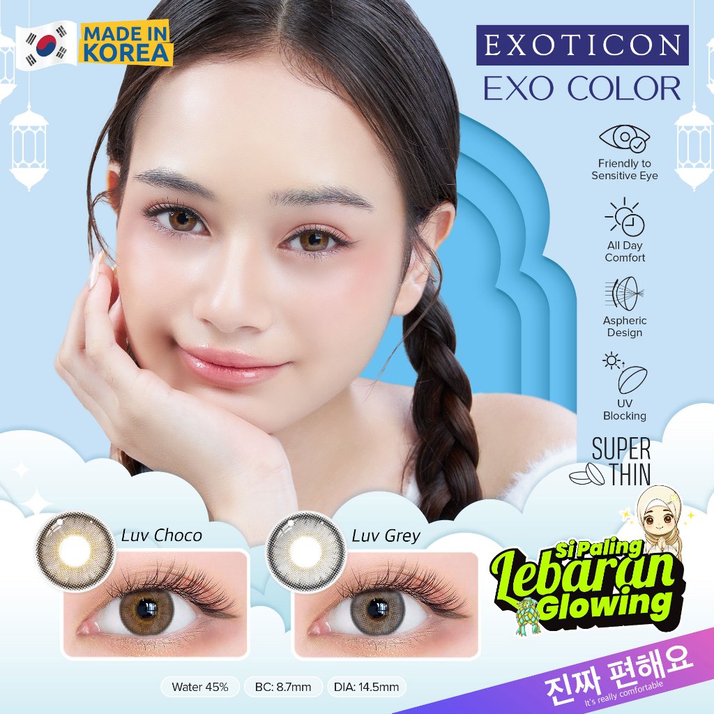 Jual Exoticon Softlens - Exoticon Color - Exo Color Luv Grey | Luv ...