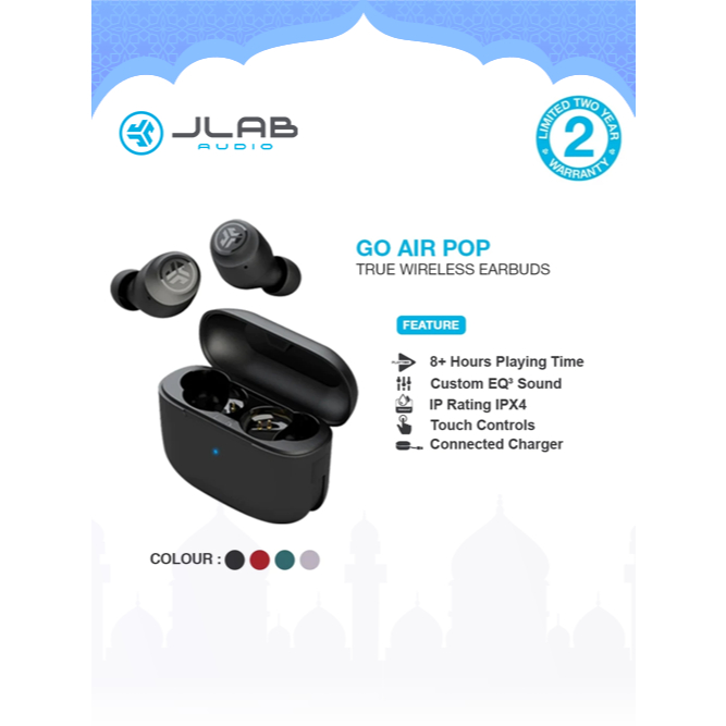 Jual JLab GO AIR POP True Wireless Earbuds Stereo TWS Earphone Earbud ...