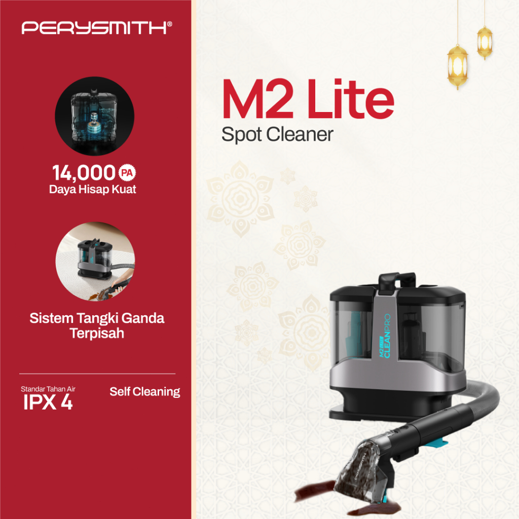 Jual PerySmith M2 Lite Suction wet Vacuum Cleaner 14000pa Mesin ...