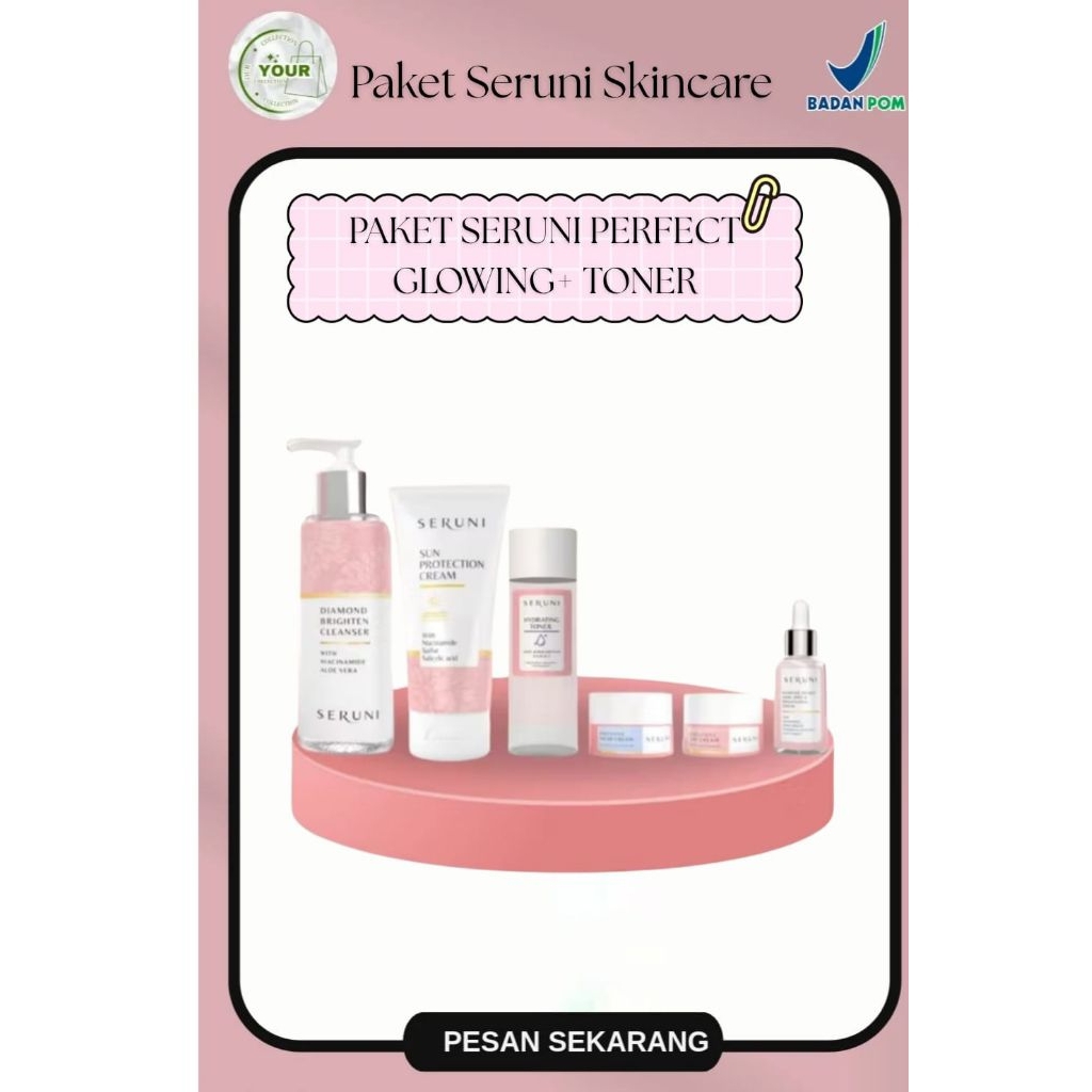 Jual SERUNI Glowing Set SKINCARE SeruniPaket lengkap seruni skincare ...