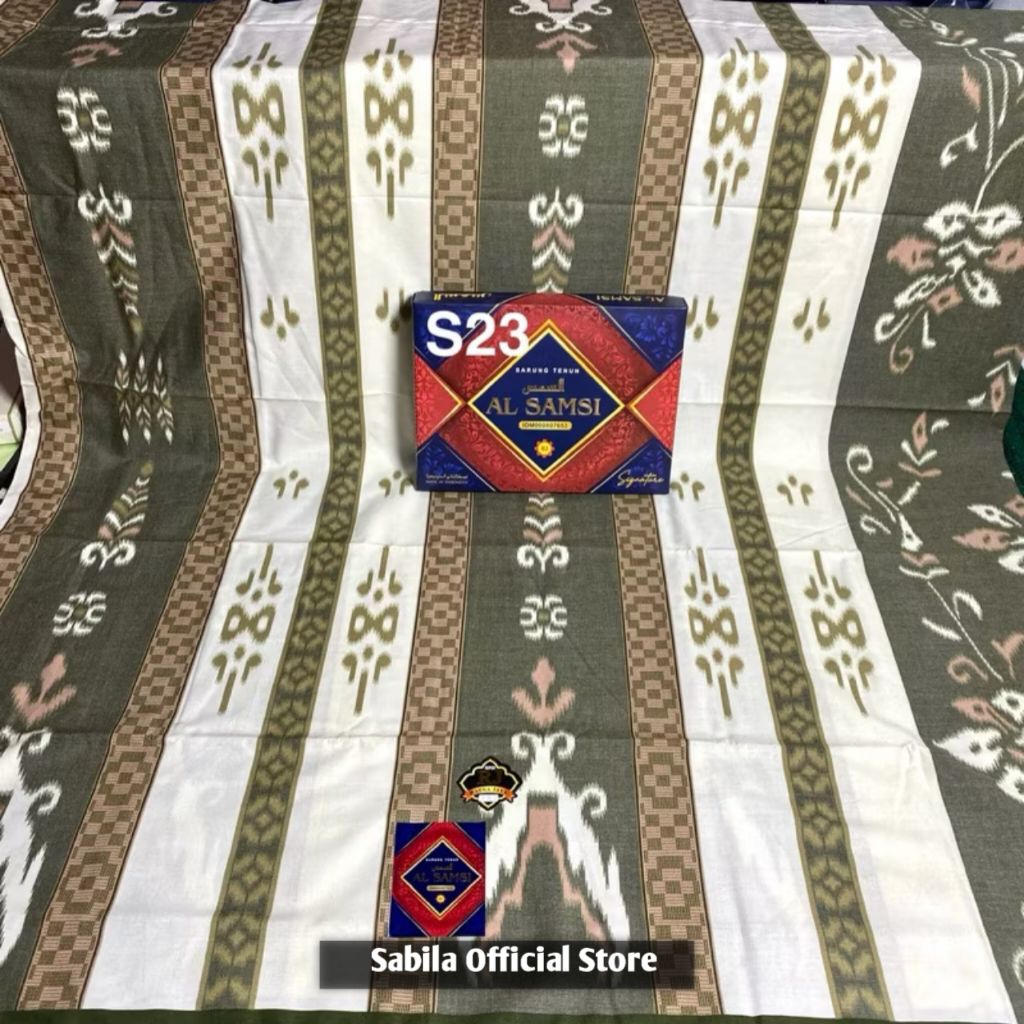 Jual Sarung Tenun Al Samsi Signature 210 Motif BHS Terbaru Original ...