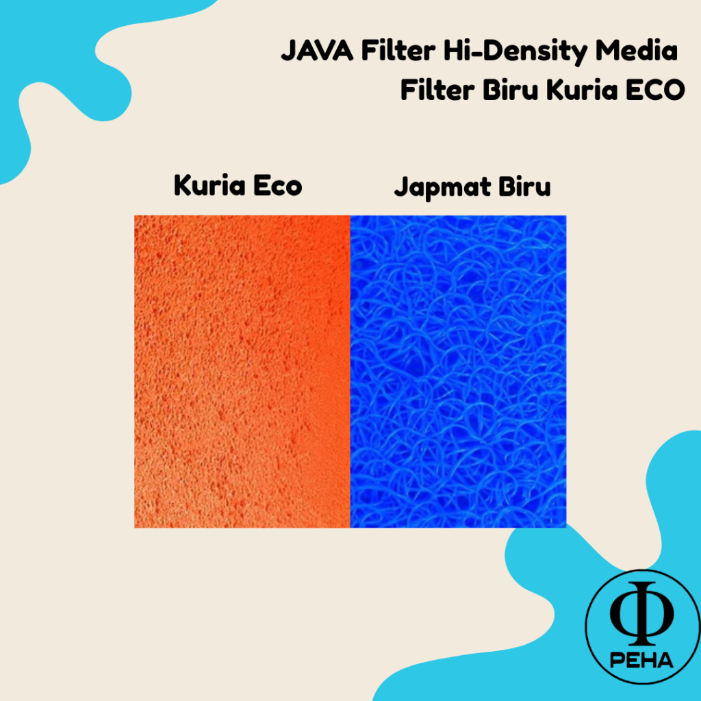 Jual JAVA Filter Hi-Density Media Filter Biru Japmat Filter Matt ...