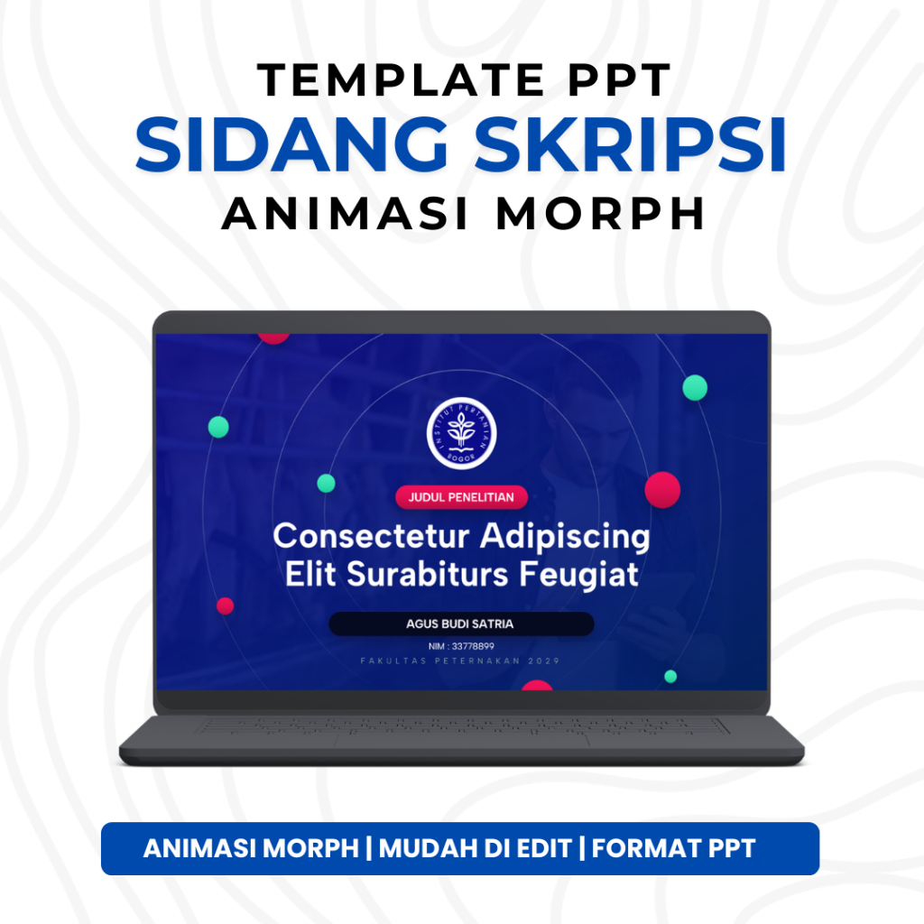 Jual Template PPT Premium - Animasi Morph, Animasi Bergerak untuk ...
