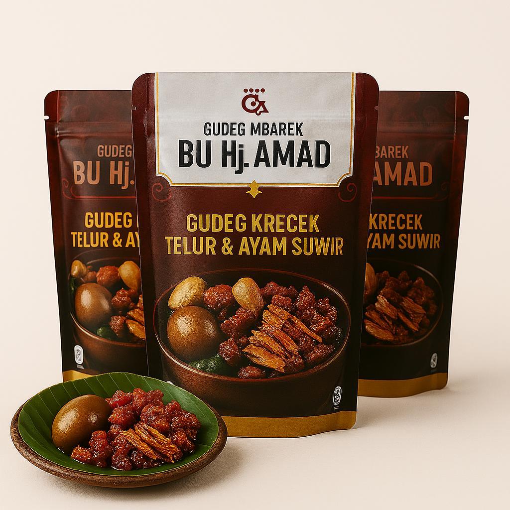 Jual Gudeg Mbarek Bu Hj. Amad – Gudeg Krecek Telur Ayam Suwir | Tahan 8 ...