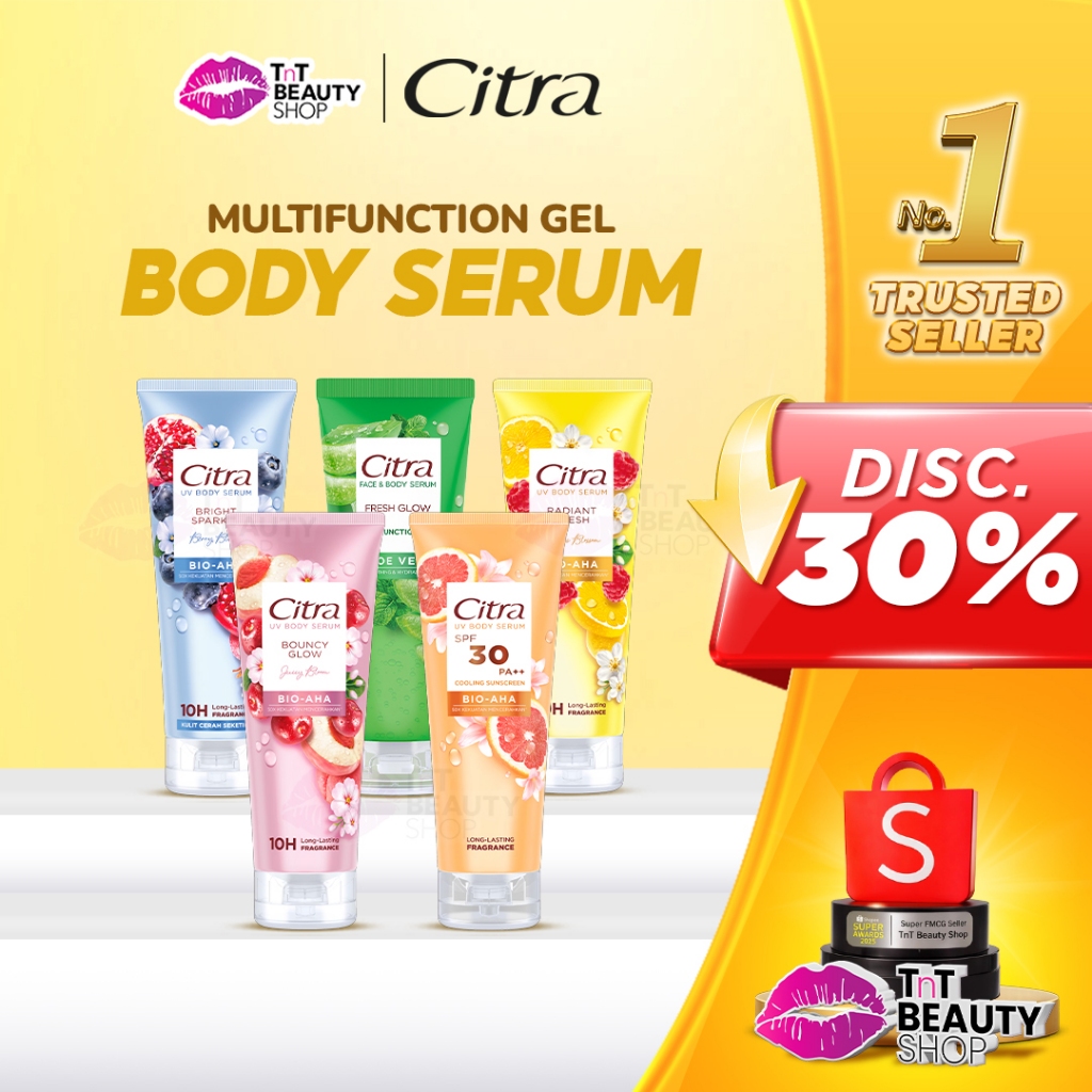 Jual Citra Fresh Glow Bright UV Multifunction Gel | Citra Booster HBL ...