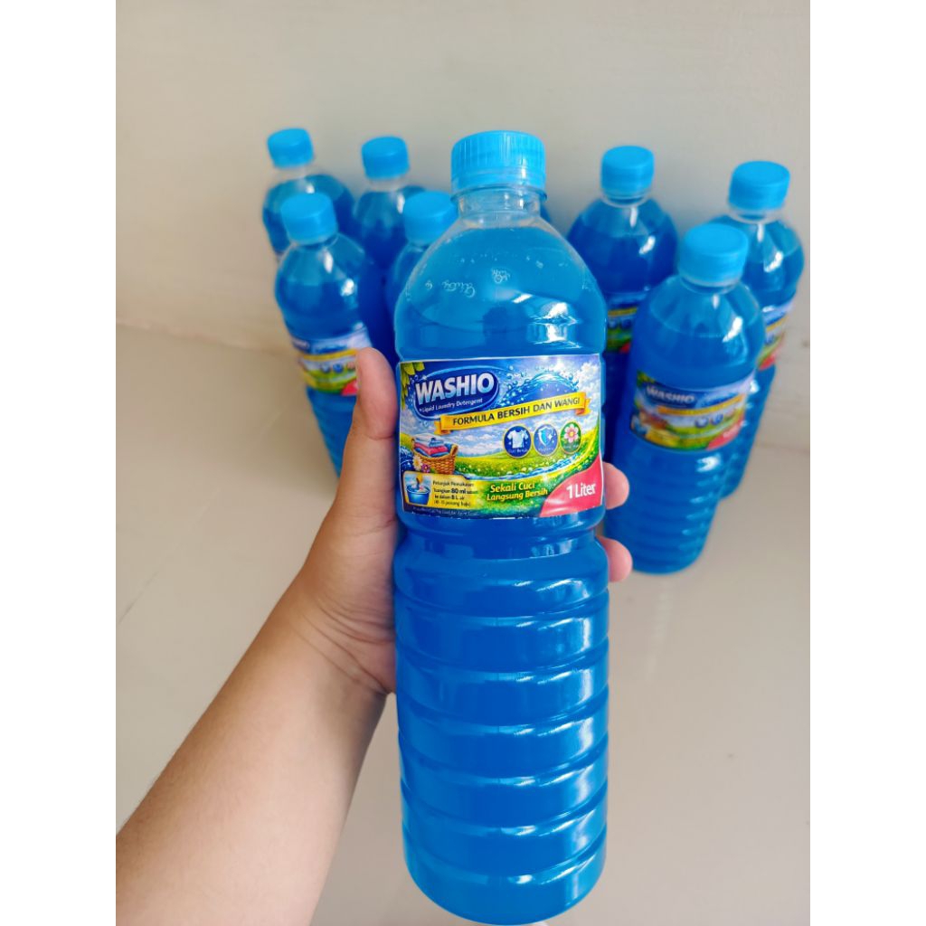 Jual WASHIO DETERGEN LIKUID 1 Liter | Shopee Indonesia