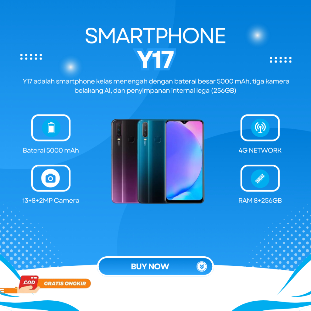 Jual Vivo Y17 Ram 8/256 Terlengkap & Harga Terbaru Juni 2026 | Shopee ...