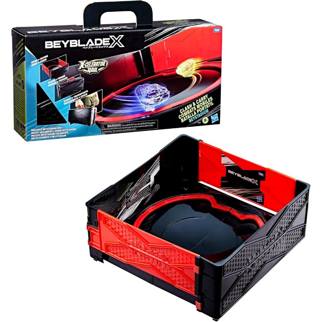 Jual MURAH MAINAN GASING BEYBLADE X CLASH & CARRY BEYSTADIUM BATTLE ...