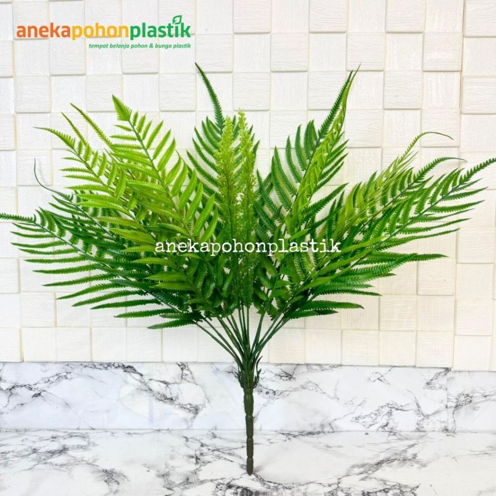Jual Daun Hias Artificial Daun Pakis Raja X15 Latex Hiasan Planter Cafe ...