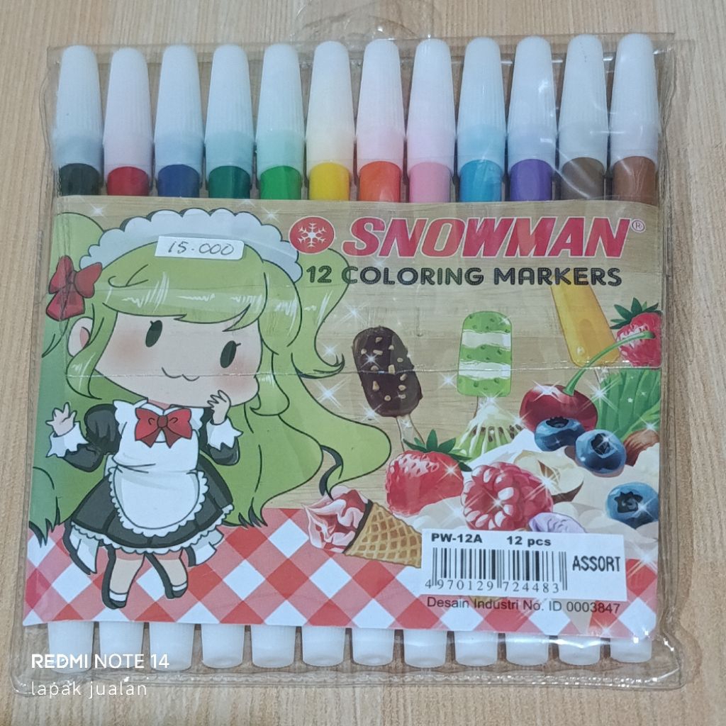 Jual Spidol Snowman 12 Warna | Shopee Indonesia