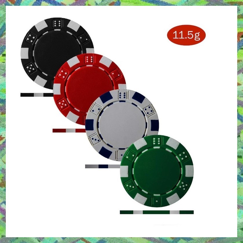 Jual Chips Koin Poker Premium 5 Warna Satuan Big Small Blind 101 ...
