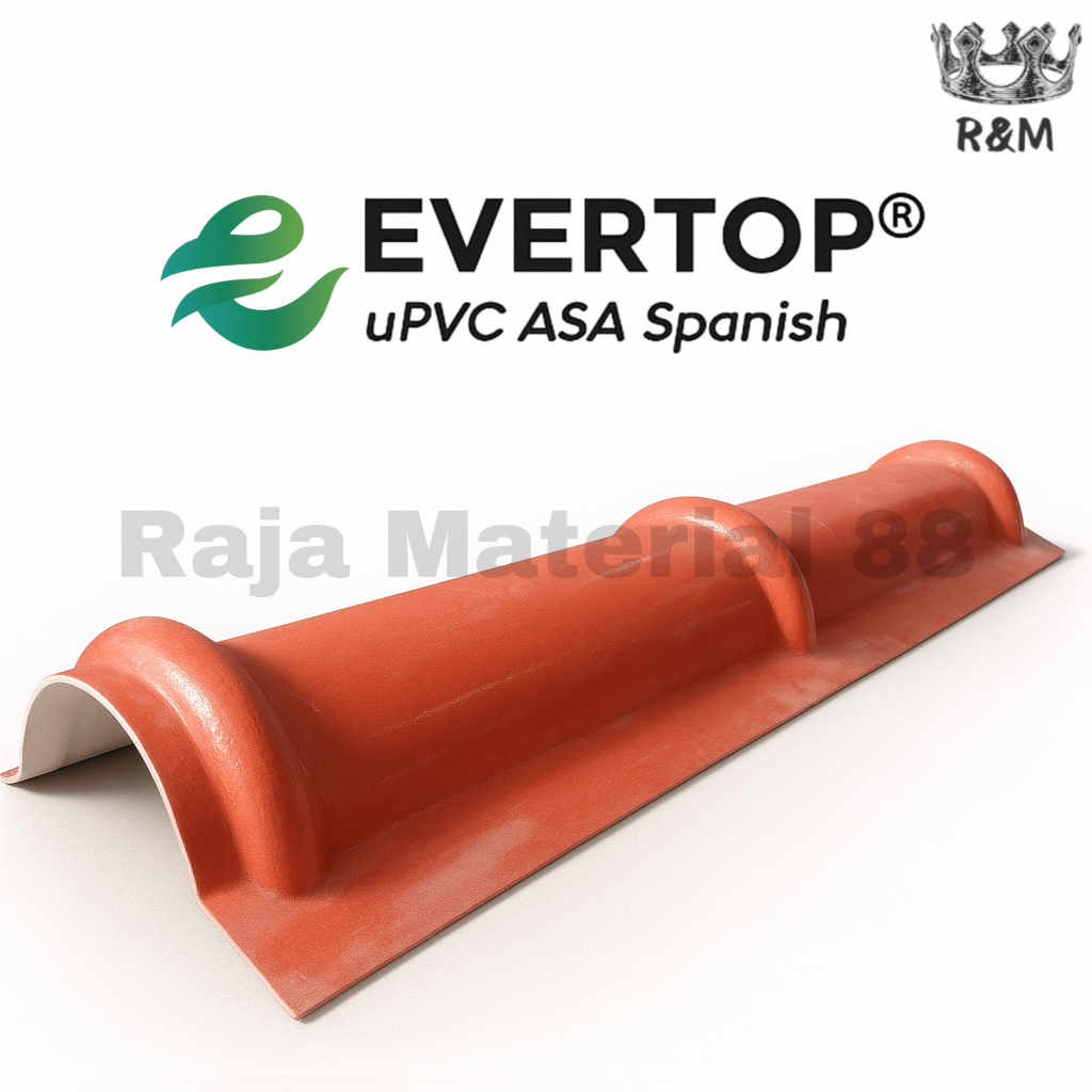 Jual Nok Genteng Atap uPVC Side Ridge | Roofing Accessories ASA Spanish ...