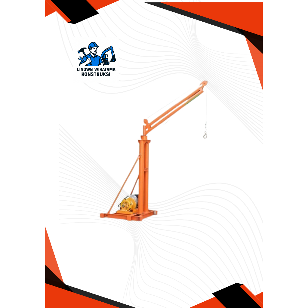 Jual MINI CRANE / KATROL DEREK LISTRIK LIFTIN HOIST CRANE MINI PROYEK ...