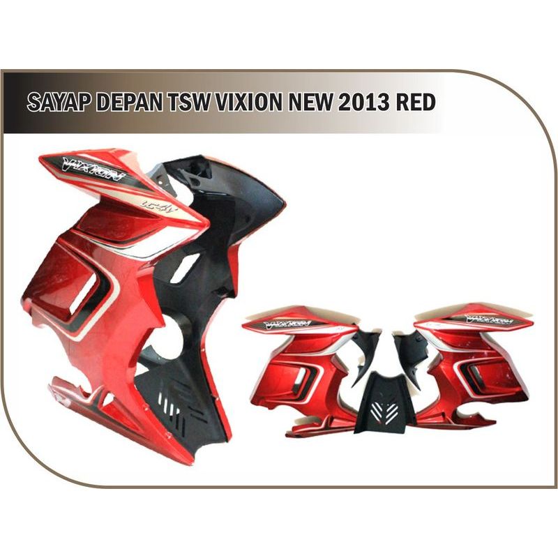 Jual Sayap Depan TSW Vixion New 2013 Model Ninja Plastik THOR Indonesia ...