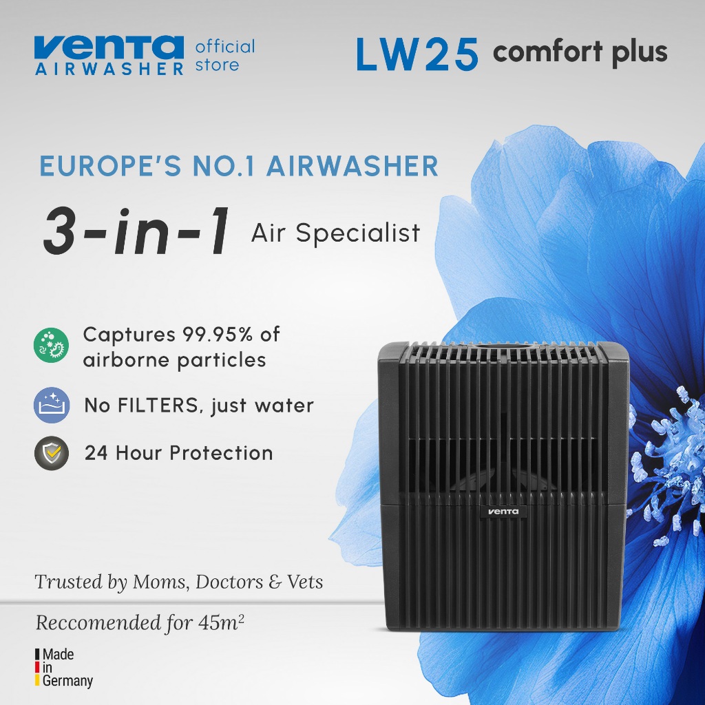 Jual Venta Airwasher LW25 Comfort Plus Black Alternatif Purifier Tanpa ...