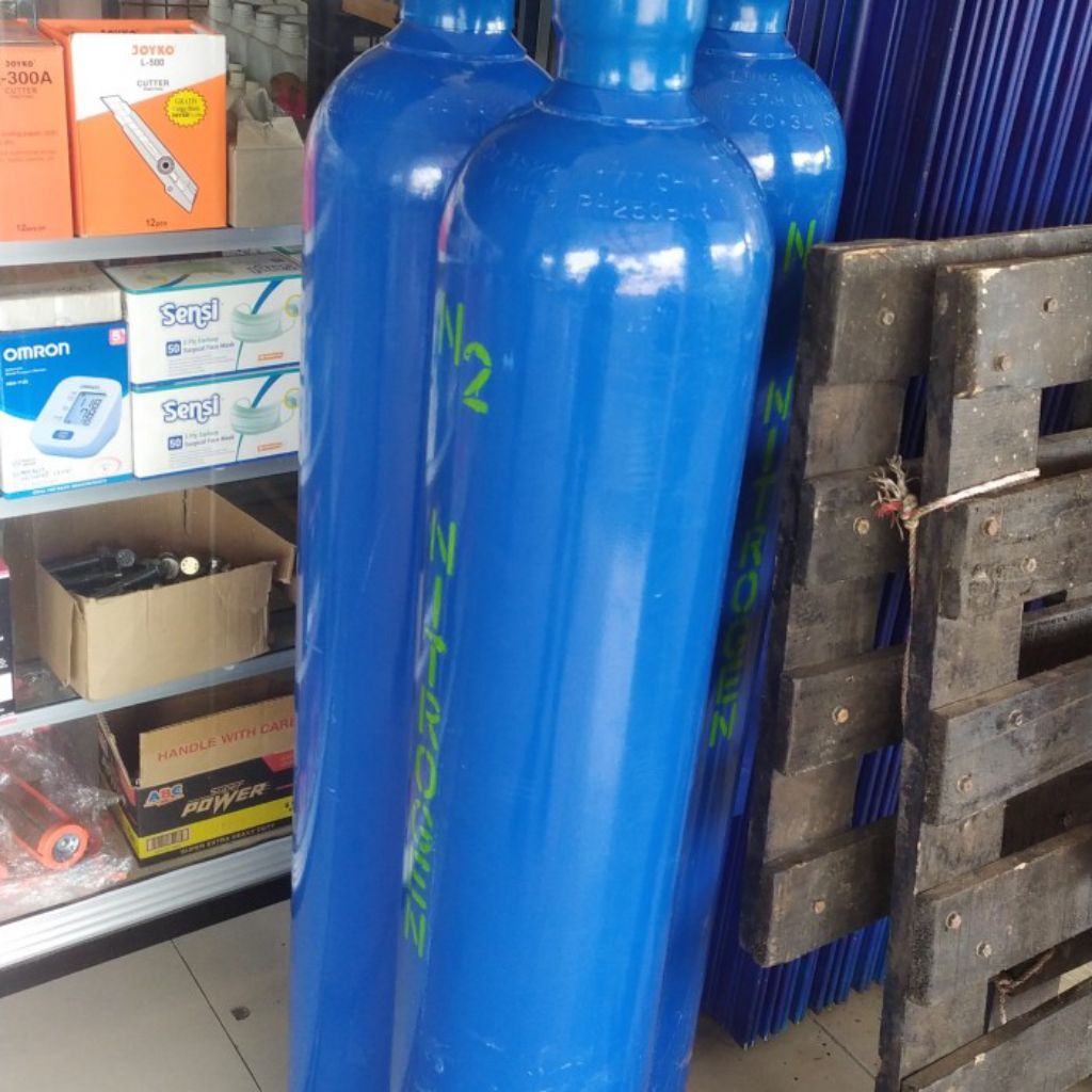 Jual Tabung Nitrogen Industrial Grade 6m3 - Tabung N2 6m3 | Shopee ...