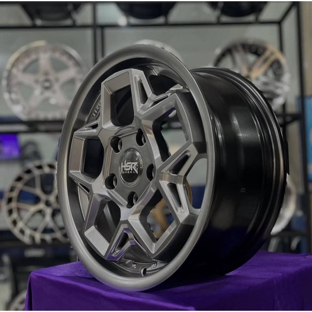 Jual PELG RALLY LOOK HSR WASILE R15 LEBAR 6,5 PCD 5X114 ET 42 HYPER ...