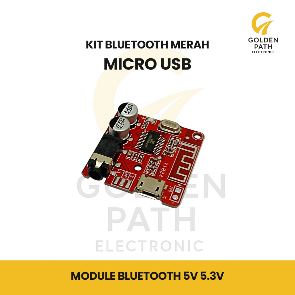 Jual XY-BT Modul Bluetooth 4.1 Mini Stereo Audio Receiver Merah 3.7V-5 ...