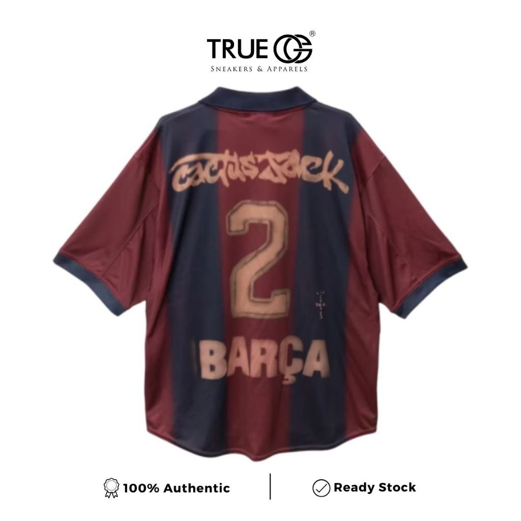Jual Travis Scott Cactus Jack FCB FC Barcelona Barca NIKE 2000/2001 ...