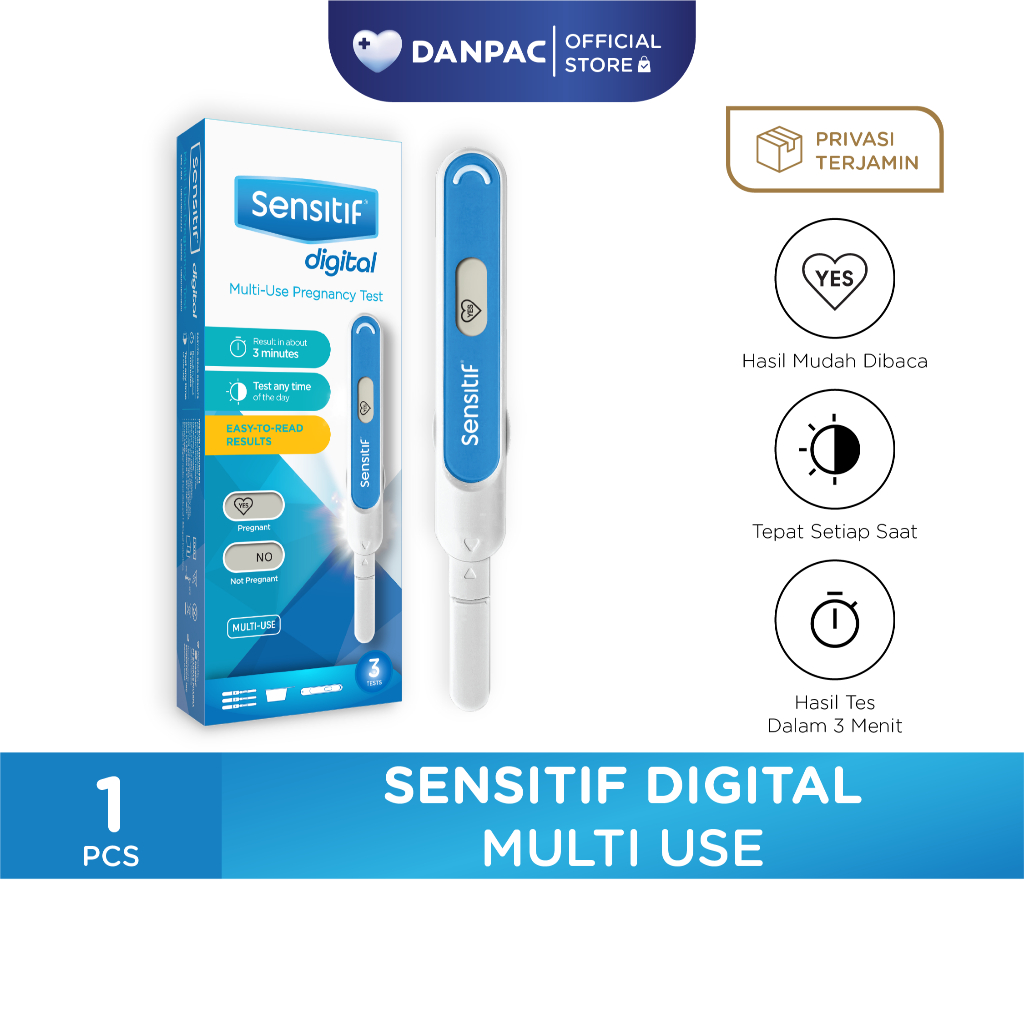 Jual Sensitif Digital Test Pack isi 1 Pcs / Alat Tes Kehamilan | Shopee ...