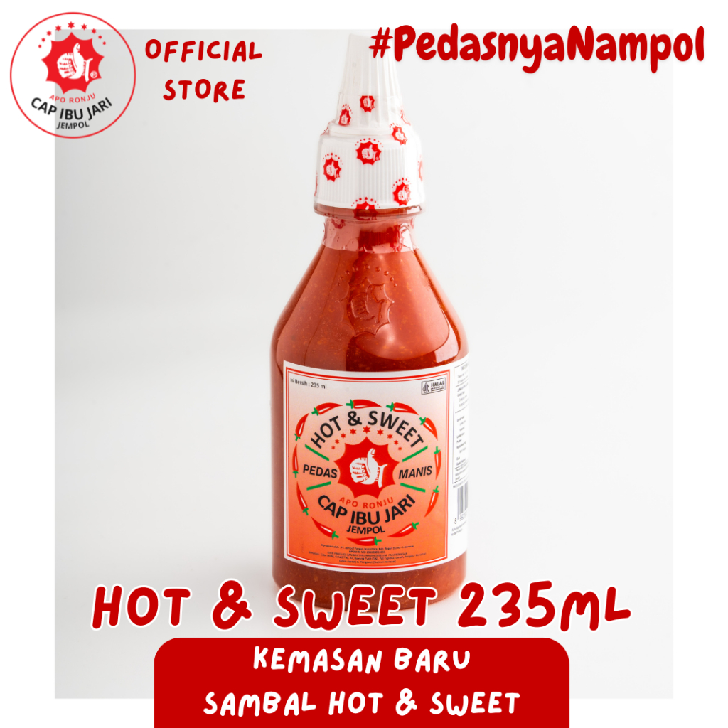 Jual Sambal Cap Ibu Jari Jempol Pedas Manis 235ml | Shopee Indonesia