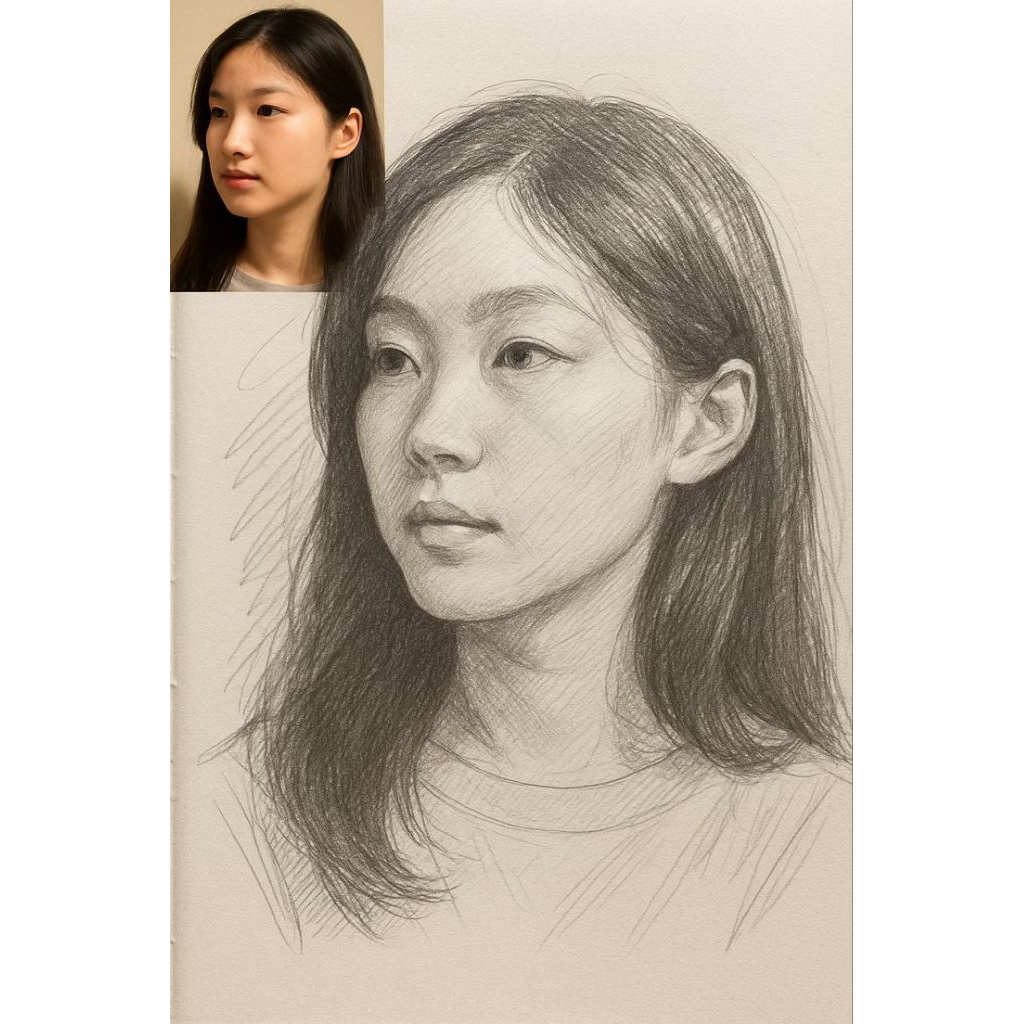 Jual Jasa lukisan sketsa wajah pencil asli, sketsa wajah realis super ...