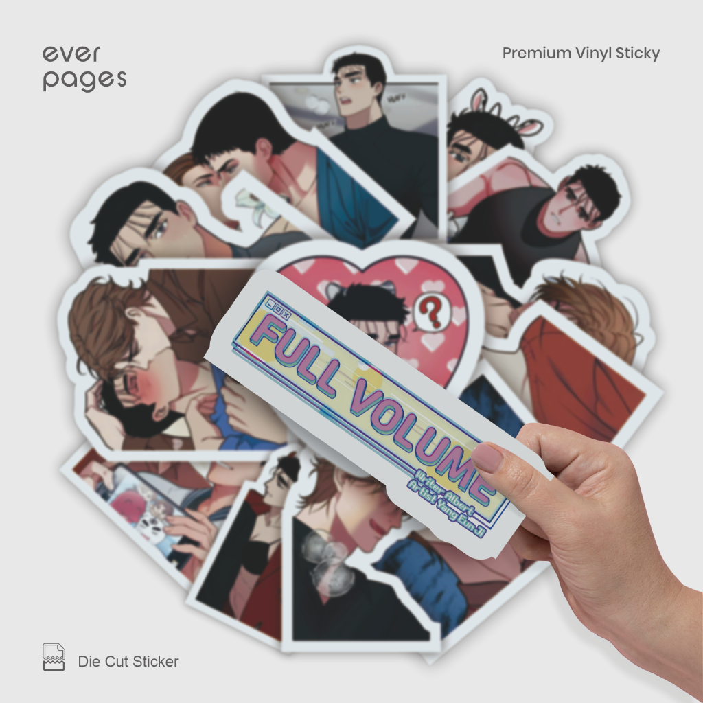 Jual (25 pcs) Sticker Manhwa Full Volume Waterproof - Buku, Laptop ...