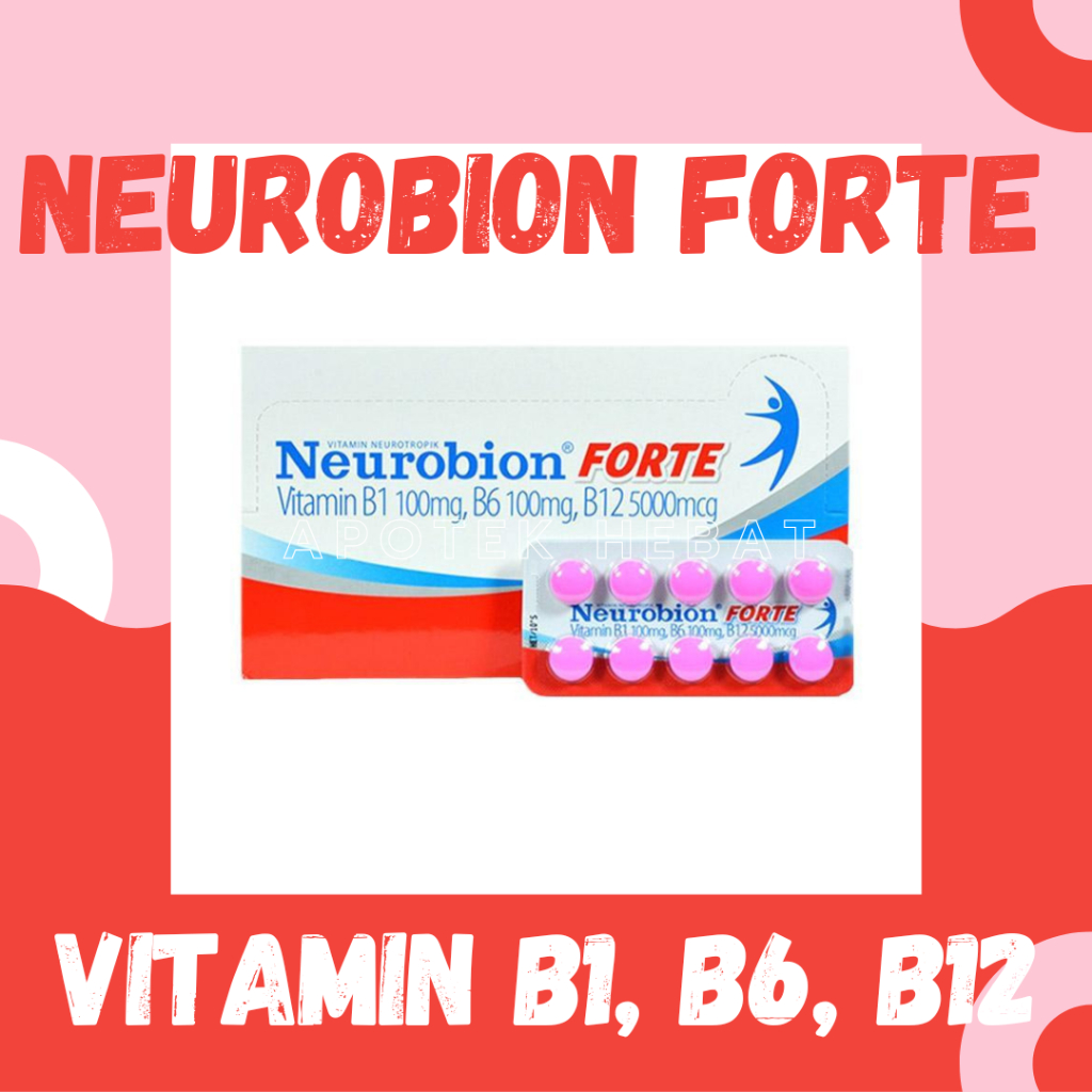 Jual Neurobion Forte Vitamin B Multivitamin Memelihara Kesehatan Saraf ...