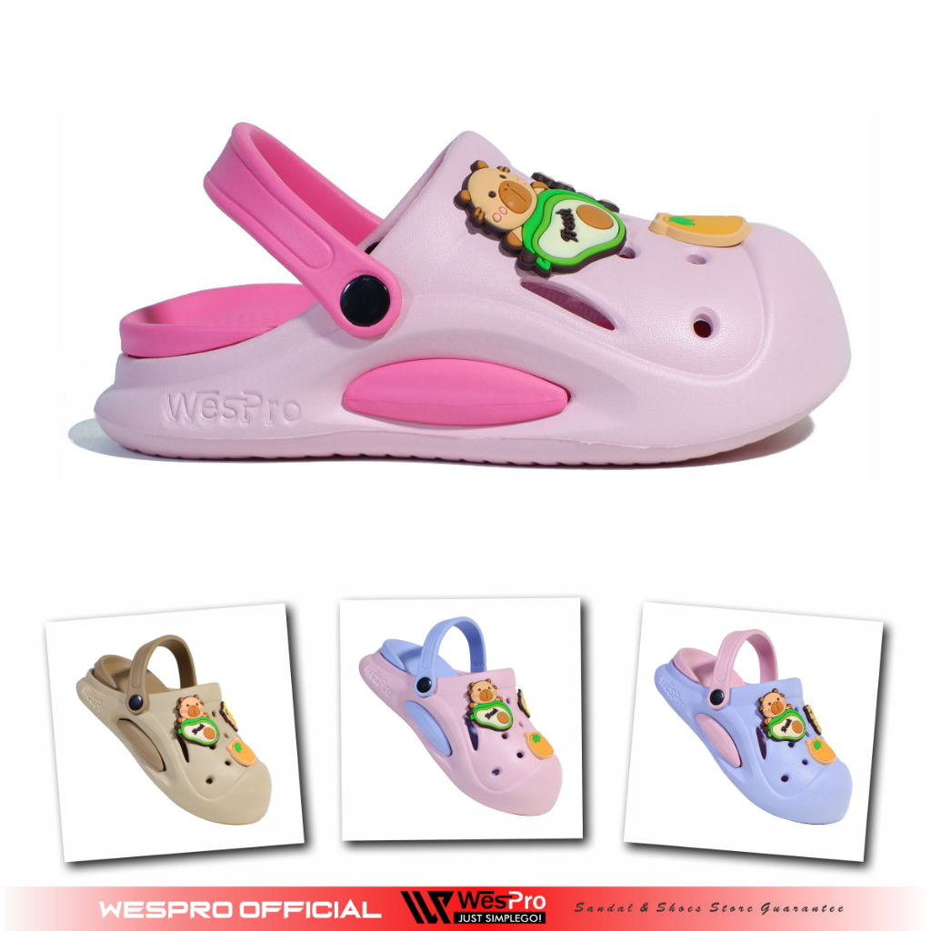 Jual Wespro Kenzo Bilqis Sandal Selop Anak Tk Sd Eva Ringan Baim Kodok ...