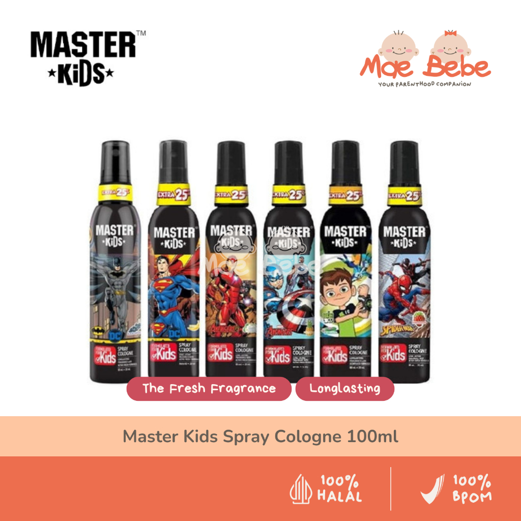 Jual Master Kids Spray Cologne | Minyak Wangi Parfum Anak 100ml ...