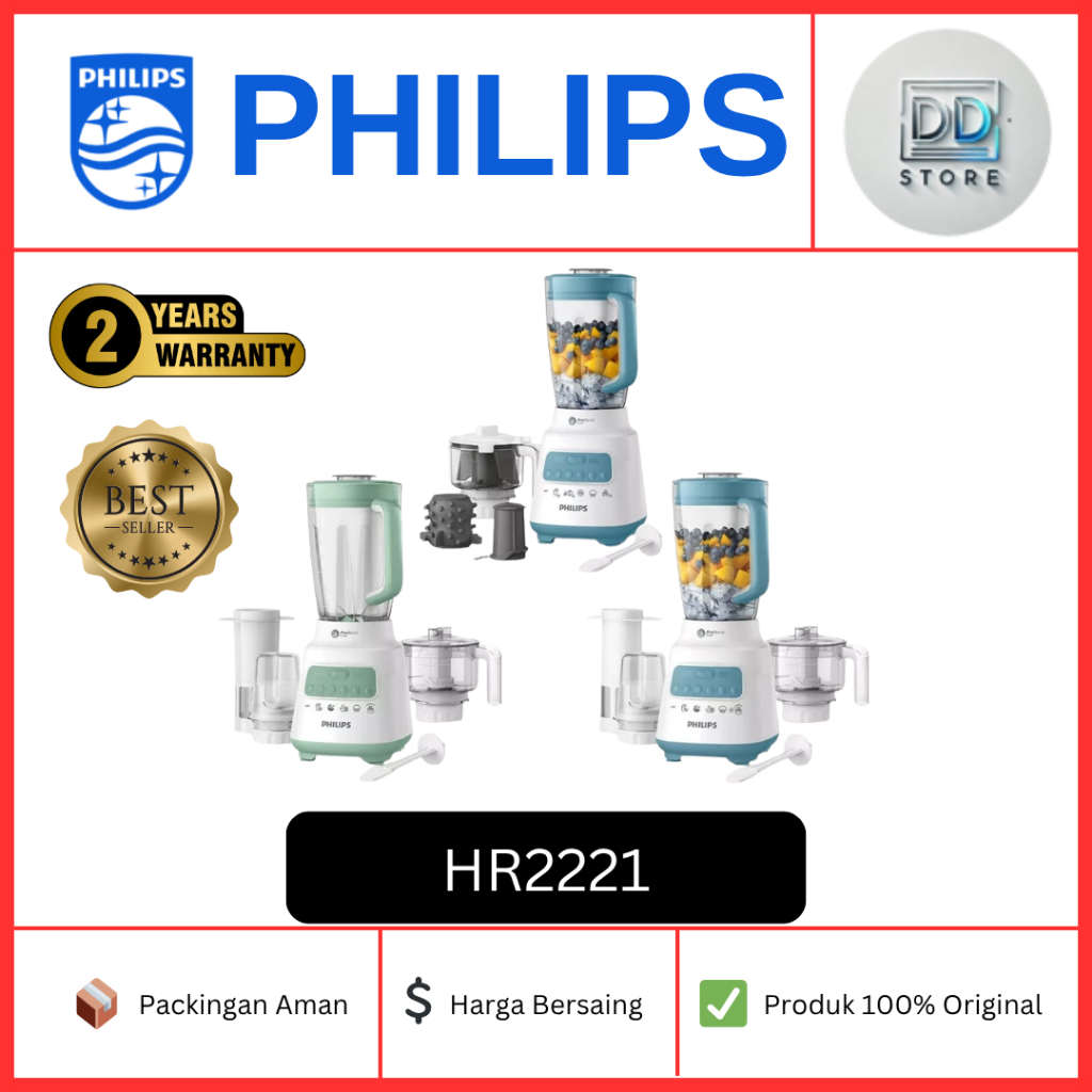 Jual Philips Blender Plastik HR2223 HR 2223 HR2223/30/60 dengan ...