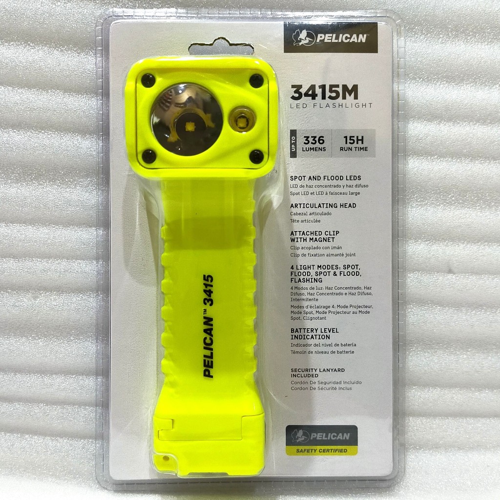 Jual PELICAN 3415M 336 LUMENS RIGHT ANGLE LIGHT / Senter LED / Water ...