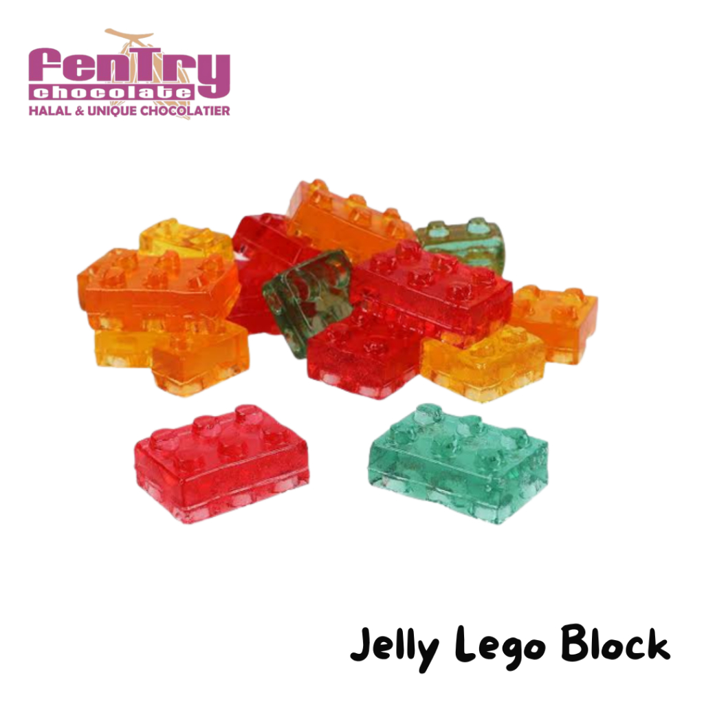 Jual Jelly Gummy Lego Bentuk Lego Block Jeli Manis Kenyal Tiga Dimensi ...
