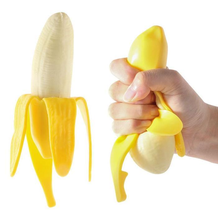 Jual Mainan Seru Anak Squishy pisang squishy banana mainan anti stress ...