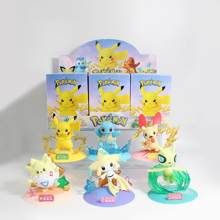 Jual Blind Box Pokemon Figure model Funism diorama pikachu squirtle ...